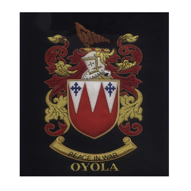 Urquhart Clan Crest Embroidered Hand Embroidery Gold Hat Badge Emblem ...