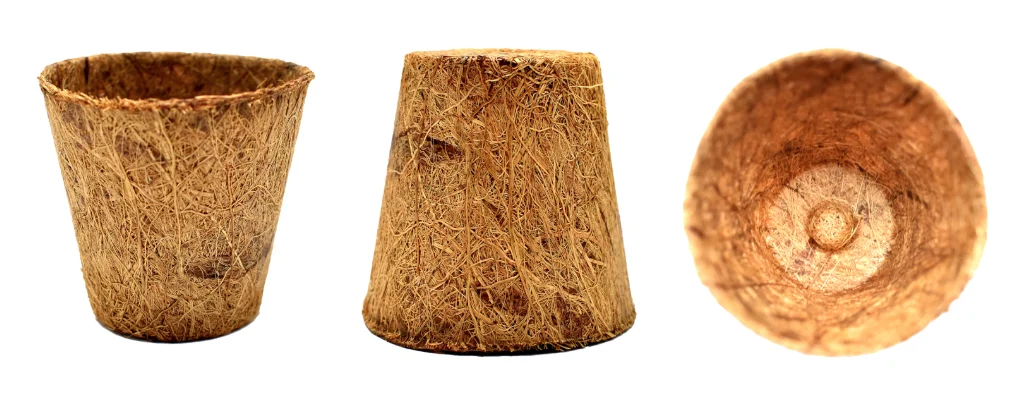 Coconut Planter Coir Pot Fiber Pot Husk Pot Eco Friendly Biodegradable ...