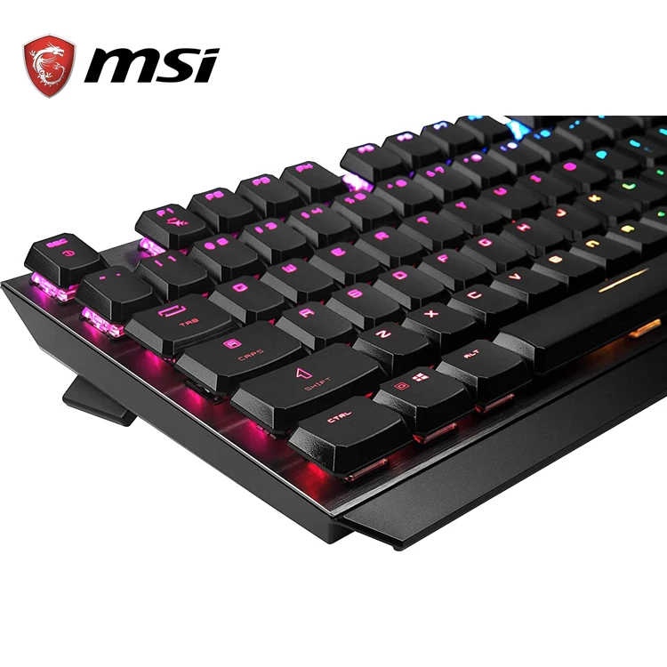 MSI Gaming Gear - GK50Z Backlit RGB LED Mechanical Keyboard