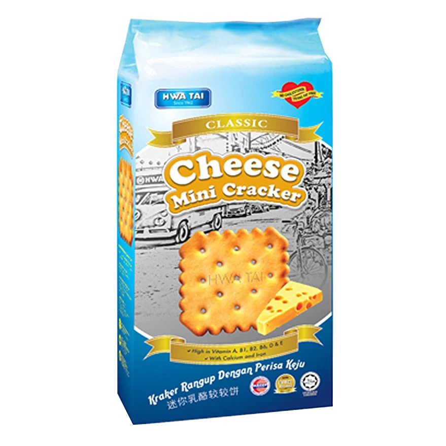 Hwa Tai Mini Cheese Crackers - 350g Cheese Crackers Biscuits - Buy ...