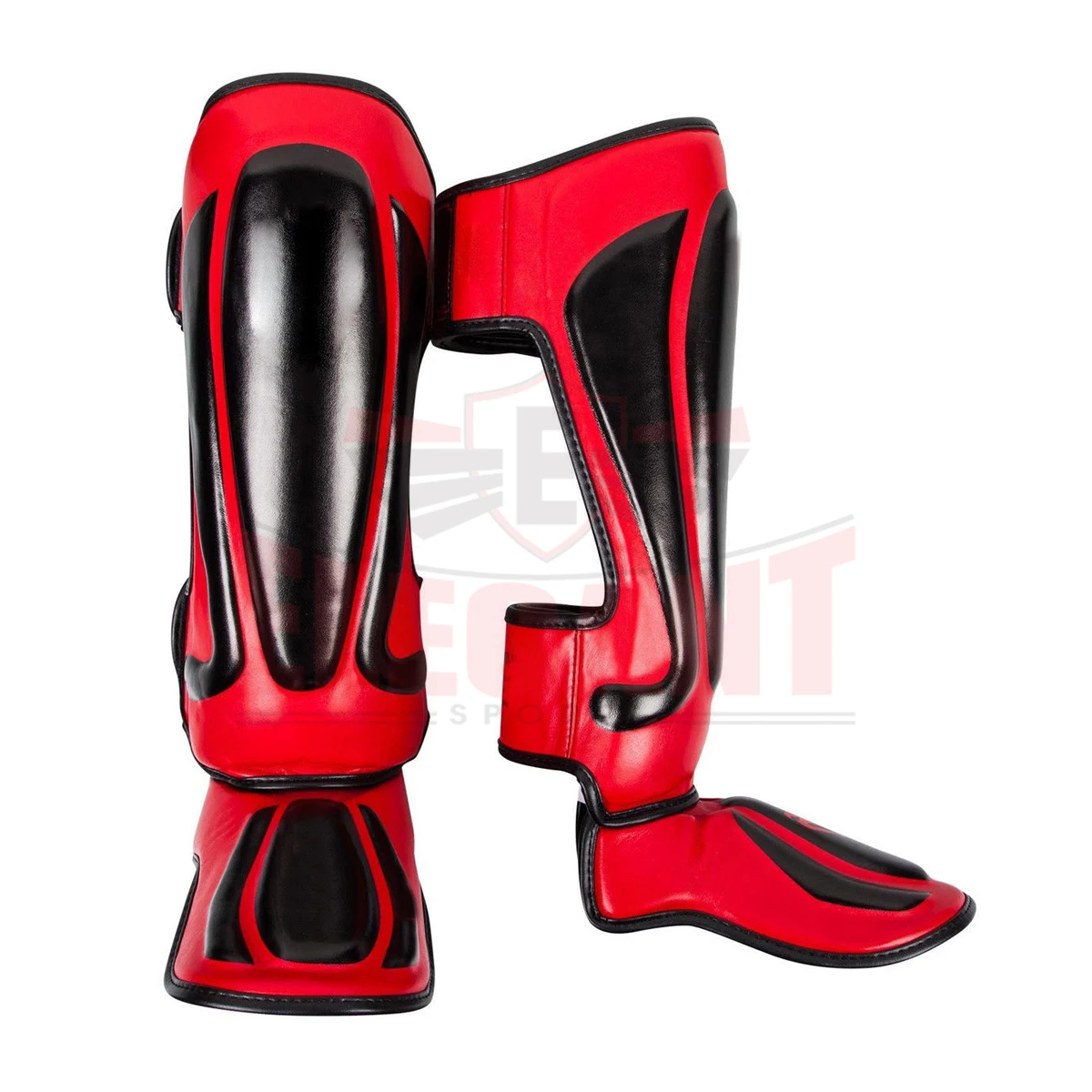Shin Pads Instep Foot Pads MMA Kickboxing Guards Muay Thai Boxing ...