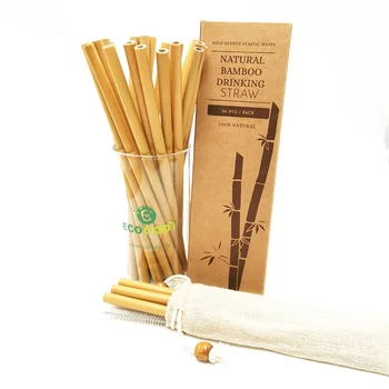 Natural Pitillo De Bambu Biodegradable Pajilla De Bambu - Buy Pitillo ...