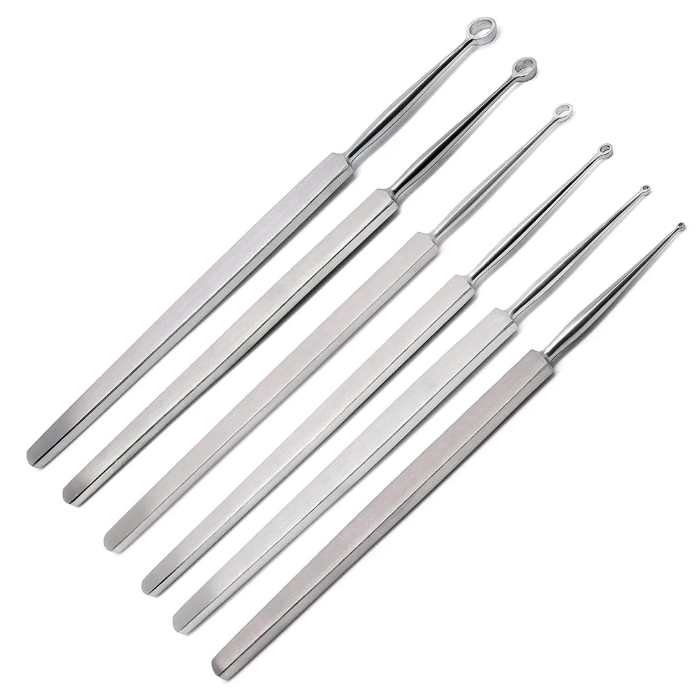 Professional Fox Dermal Curettes 6mm - Sharp & Durable