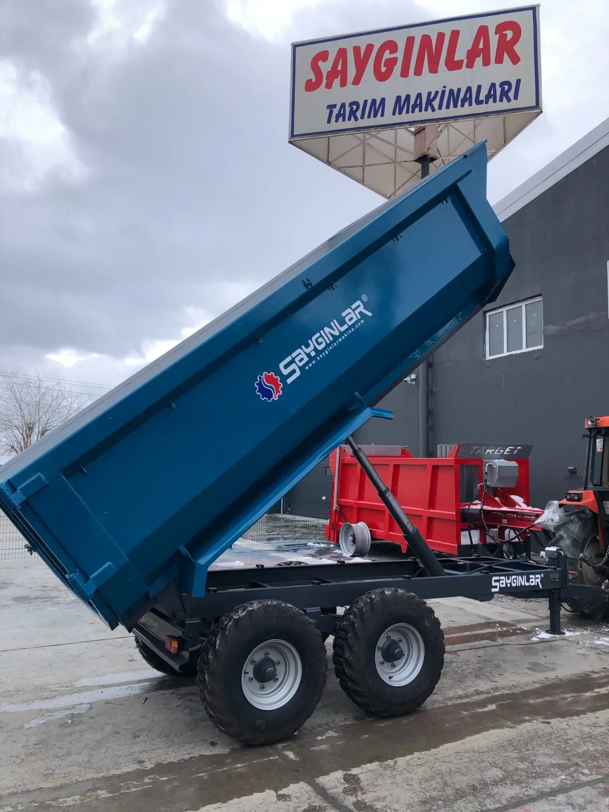 8 Tonnes Tandem Axle Jumbo Trailer| Alibaba.com