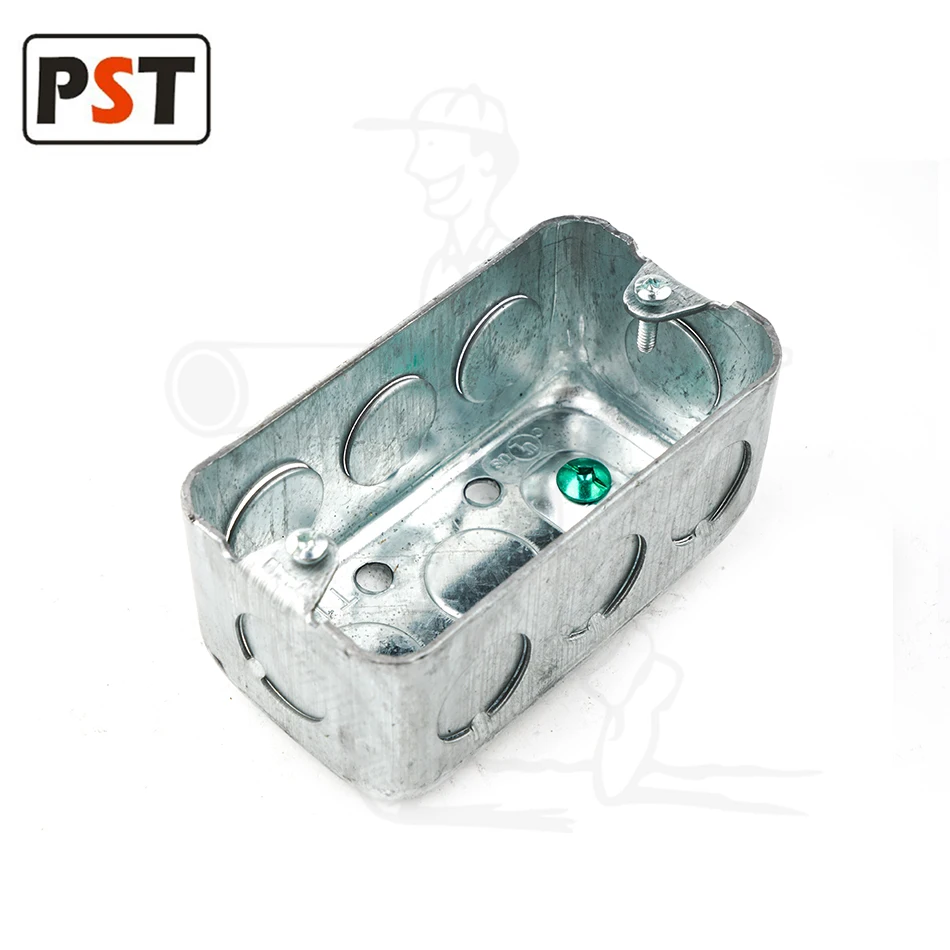 4x4" Square Conduit Electrical Box With 1/2 & 3/4 Knockouts - Buy ...