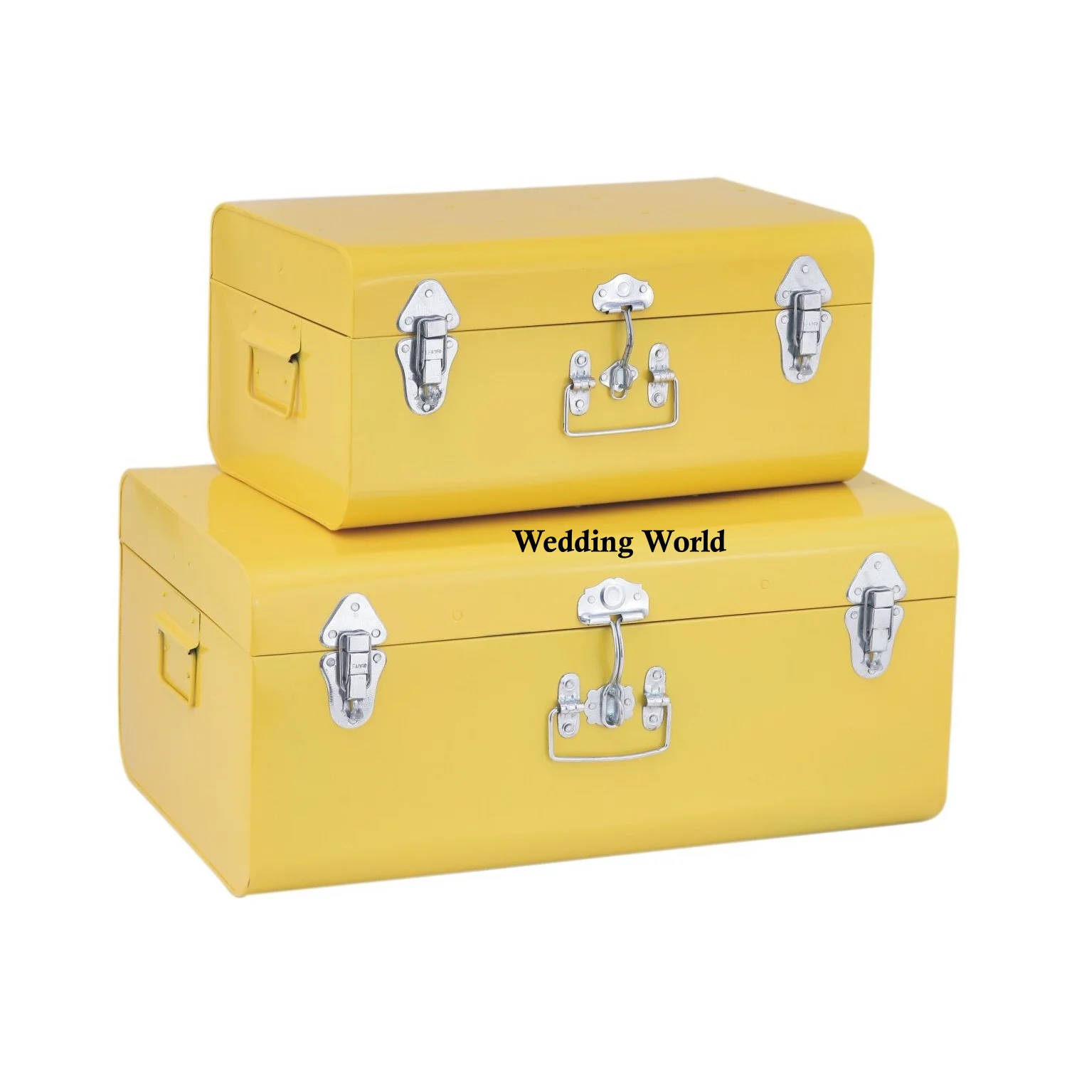 Metal Trunk Box Customized Color Handmade Designer Storage Container ...