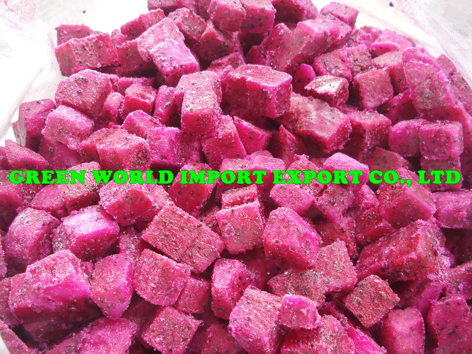 100% Natural Frozen Dragon Fruit High Quality and Health-Friendly IQF ...