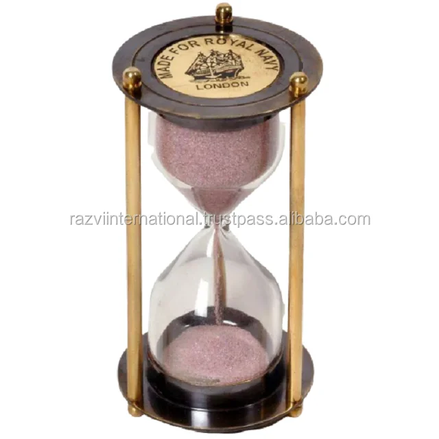 Table Top Sand Timer With Wooden Base - Buy Table Top Sand Timer With ...