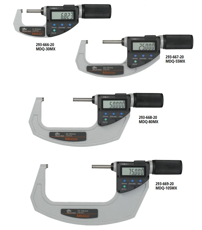 Mitutoyo Digital Quick Micro Meter Mdq-30mx 293-666 With High Quality ...