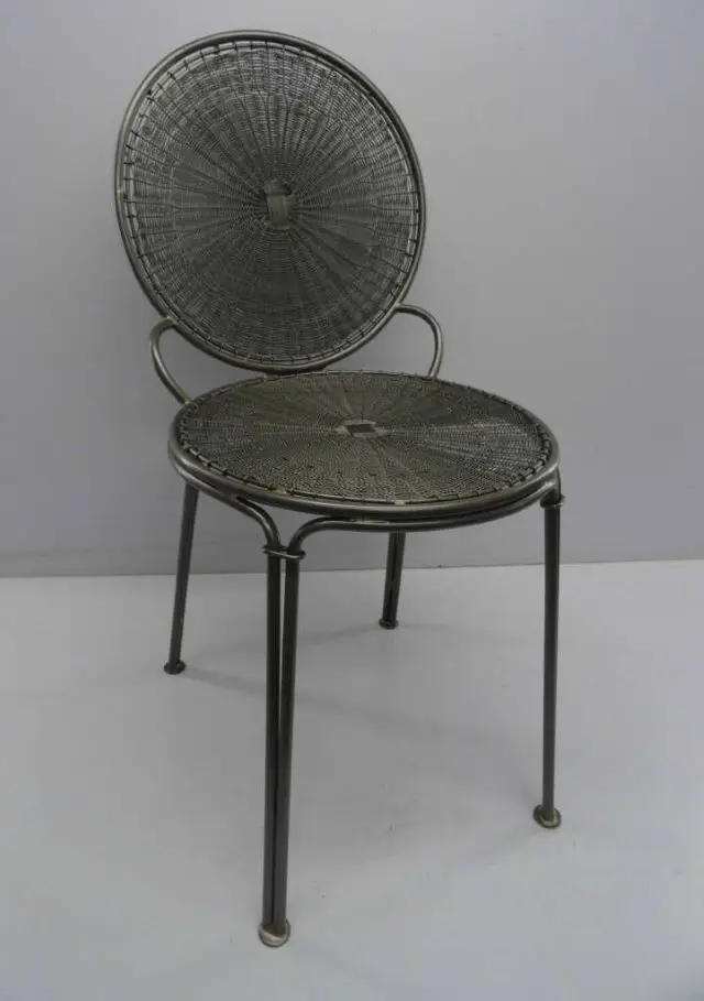Metal Wire Decorative Comfort Sitting Chair - Buy Black Metal Dining ...