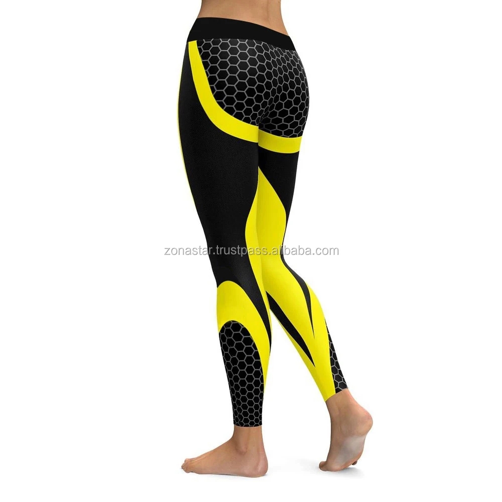 80% Nylon 20% Spandex Sports Fashion Legging with Custom Design Best ...