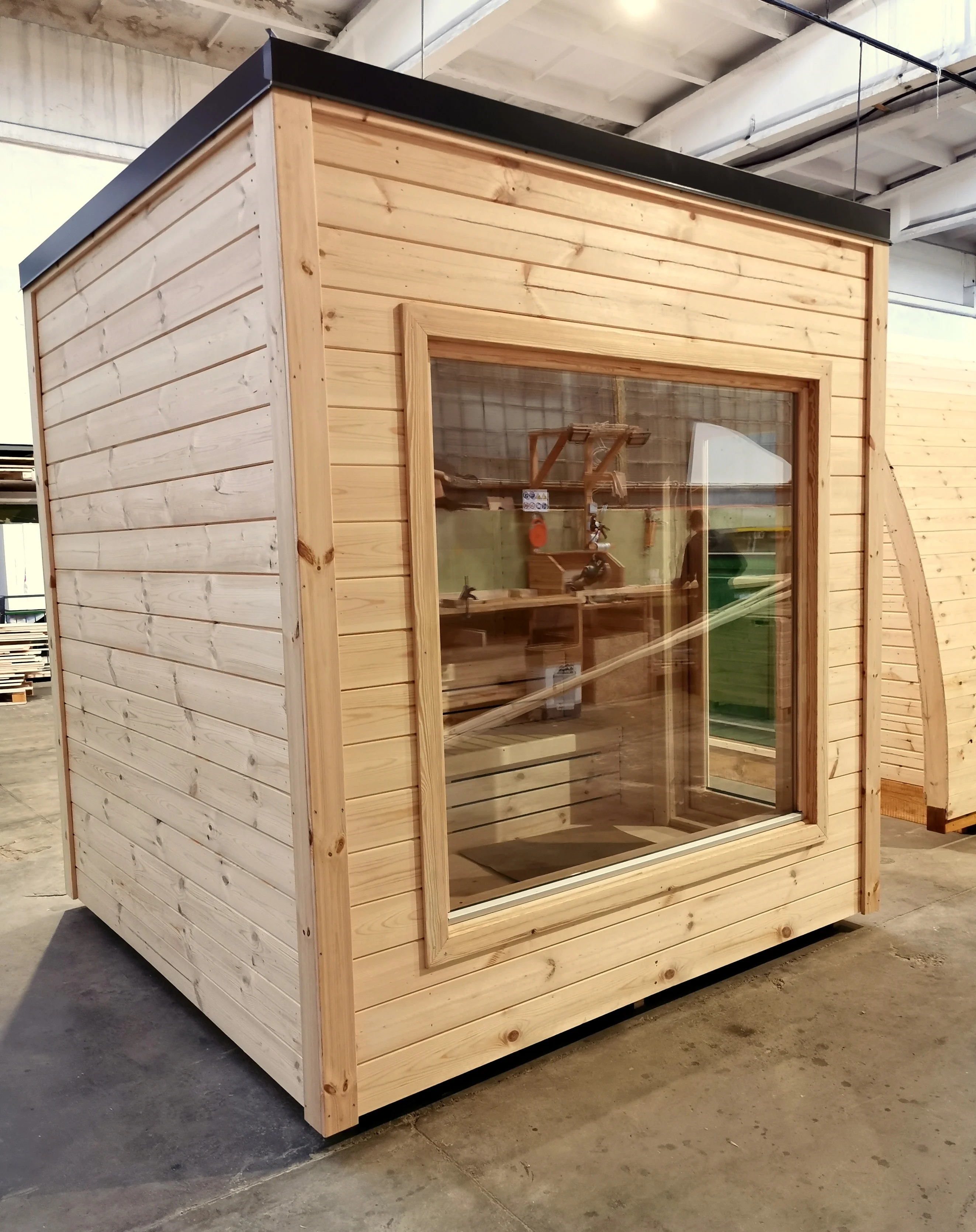 2020 Design Prefab Wooden Sauna House 2,3 m X 2,3 m| Alibaba.com