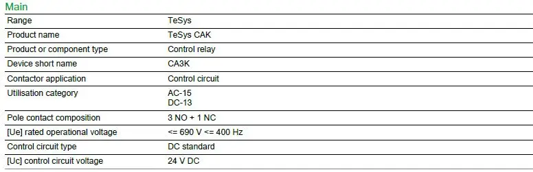 Schneider CA3KN31BD Control Relay - 100% Original Made in Indonesia