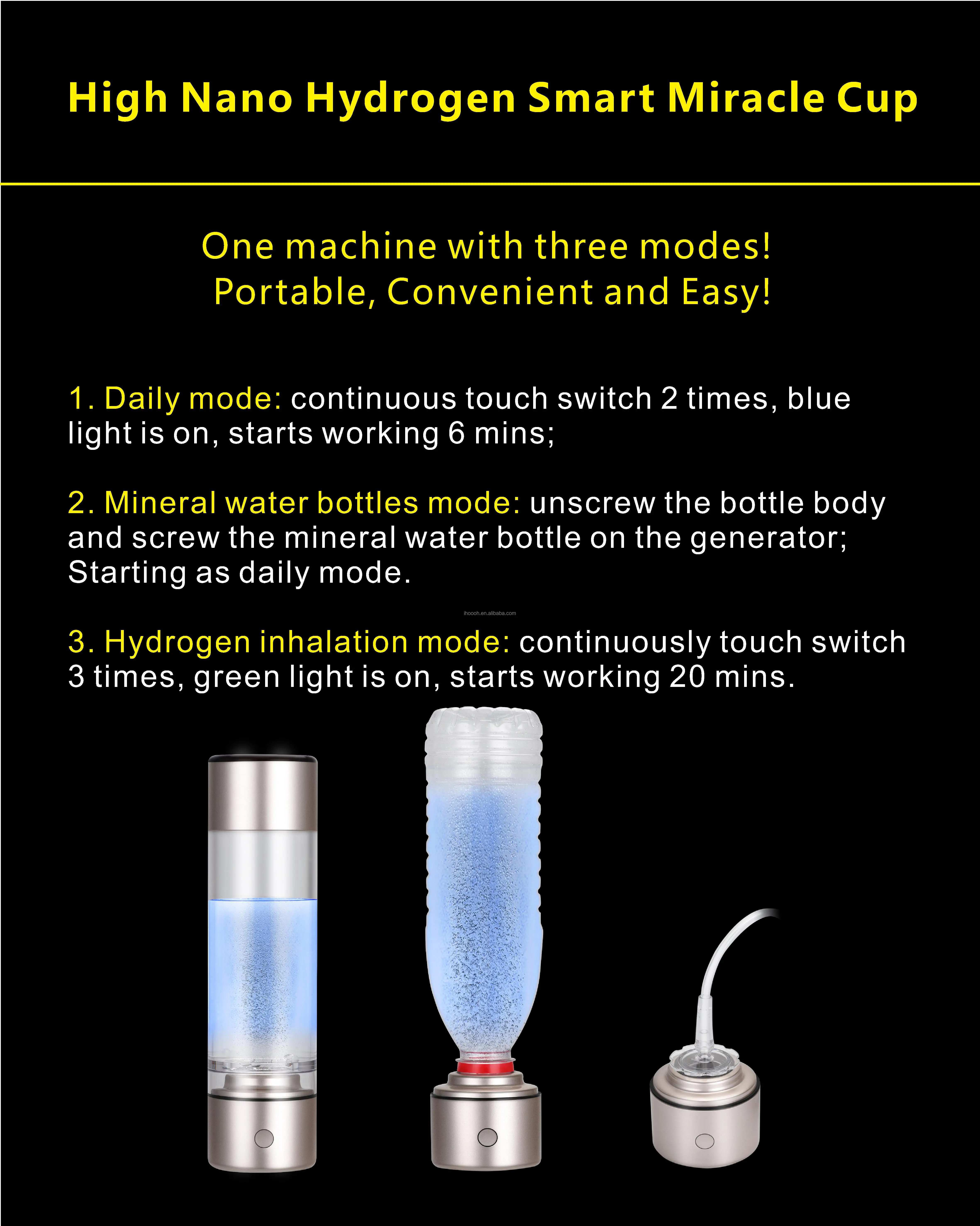 Quantum Hydrogen Healing Water Smart Cup - Portable & Antioxidant