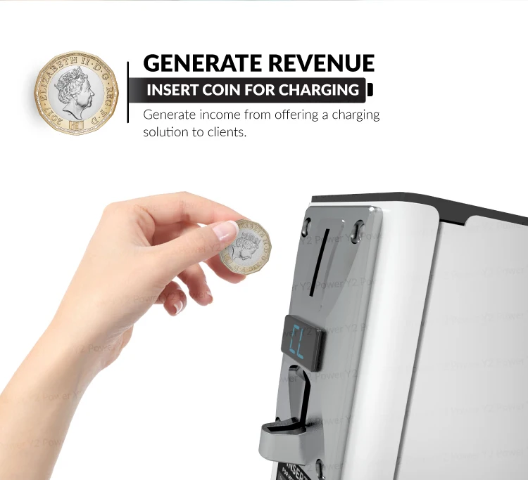 Yoo Multiple Cell Phone Charger With Coin Operated Desktop Mobile ...