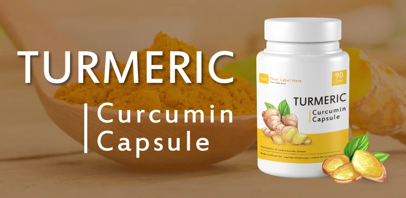 Popular Curcumin Capsules Turmeric Curcuma Longa Extract With Bioperine ...