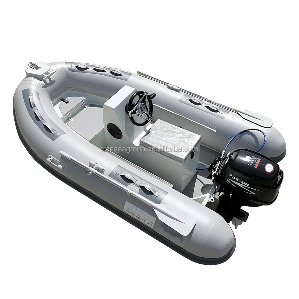 PVC Rib Boat 3 Meters with Motor - Inflatable Aluminum Hull