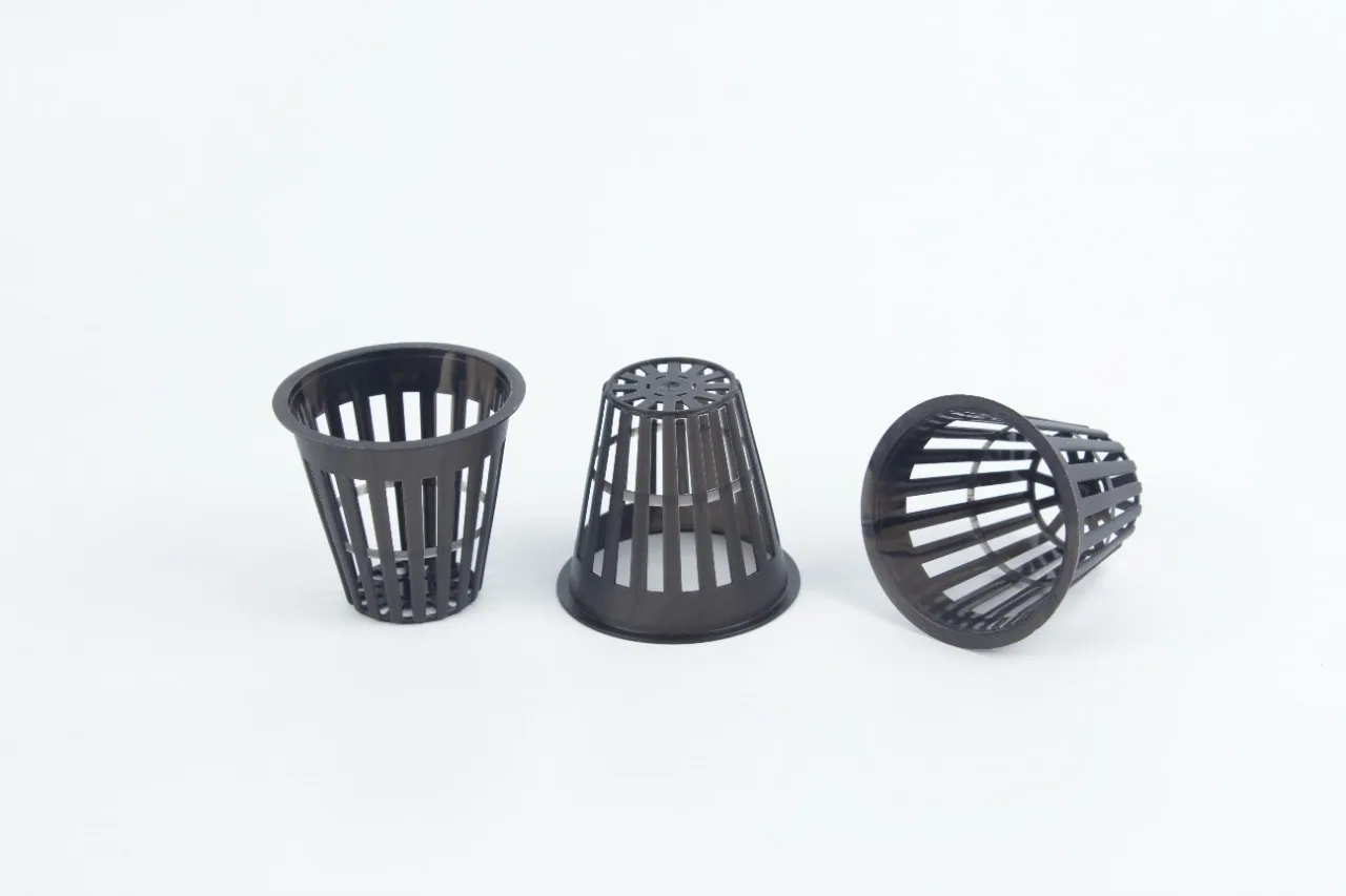 Hydroponic Mesh Pot Plastic Net Cup For Growing Plant Hydroponic ...