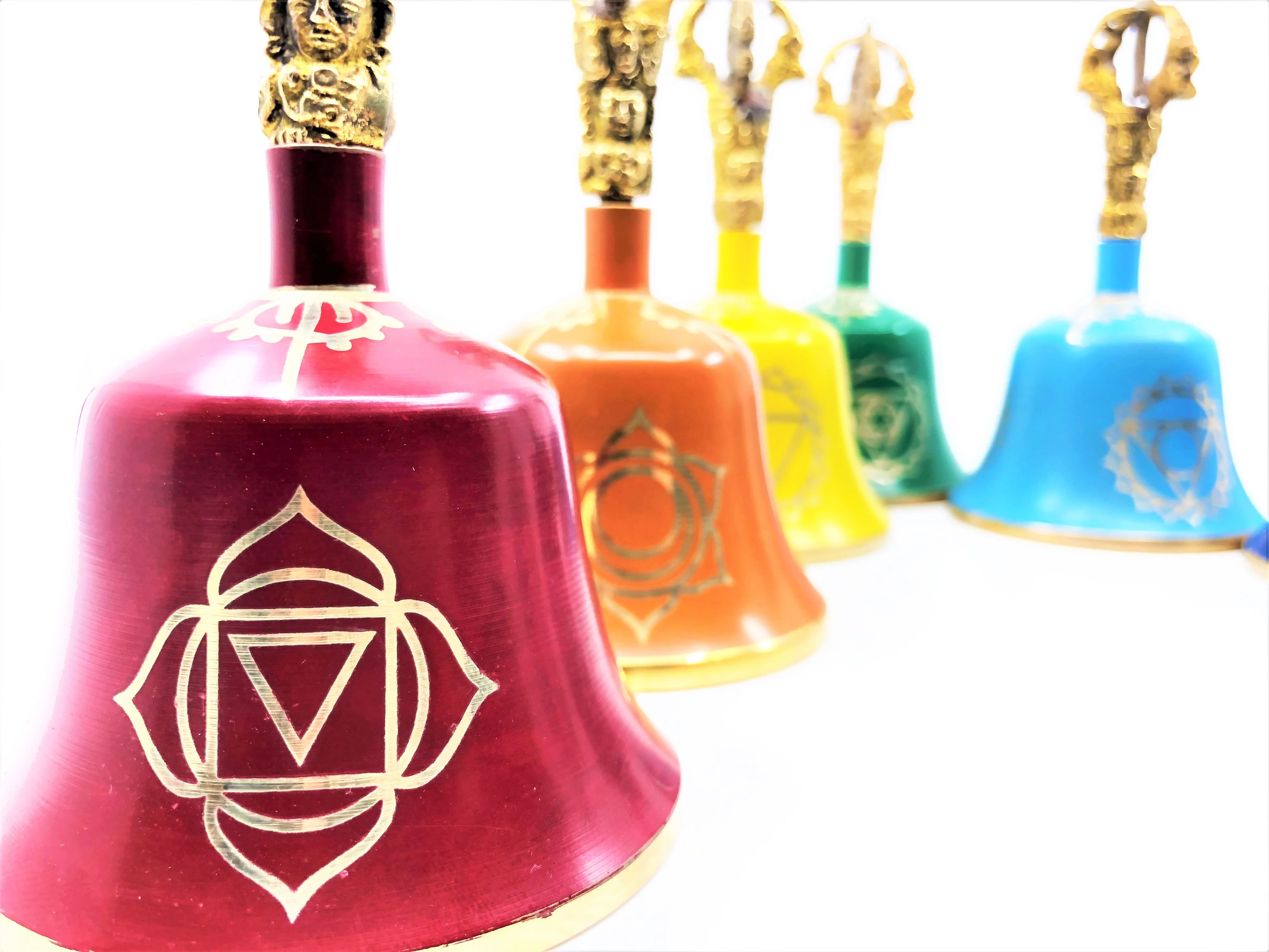 7 Chakra Tibetan Bell Set - Perfect for Meditation & Gifts