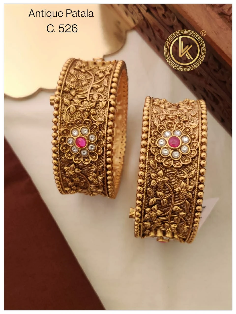 Shop Our New Arrival of Gold Plated Patala Type Bangles
