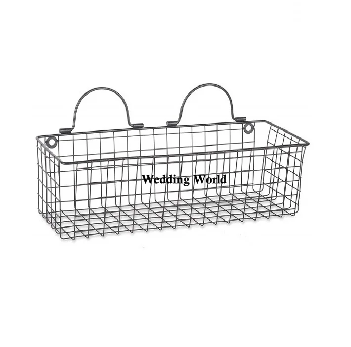 Wall Mounted Metal Basket Premium Quality Handmade Designer Basket ...