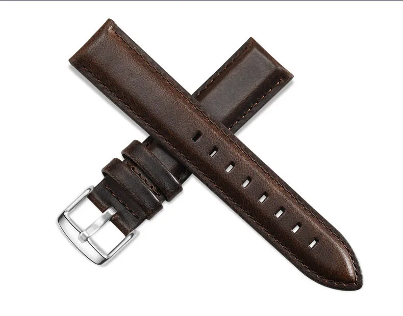 13/14/15/17/18/19/ 20mm Quick Release Quality Leather Watch Strap ...