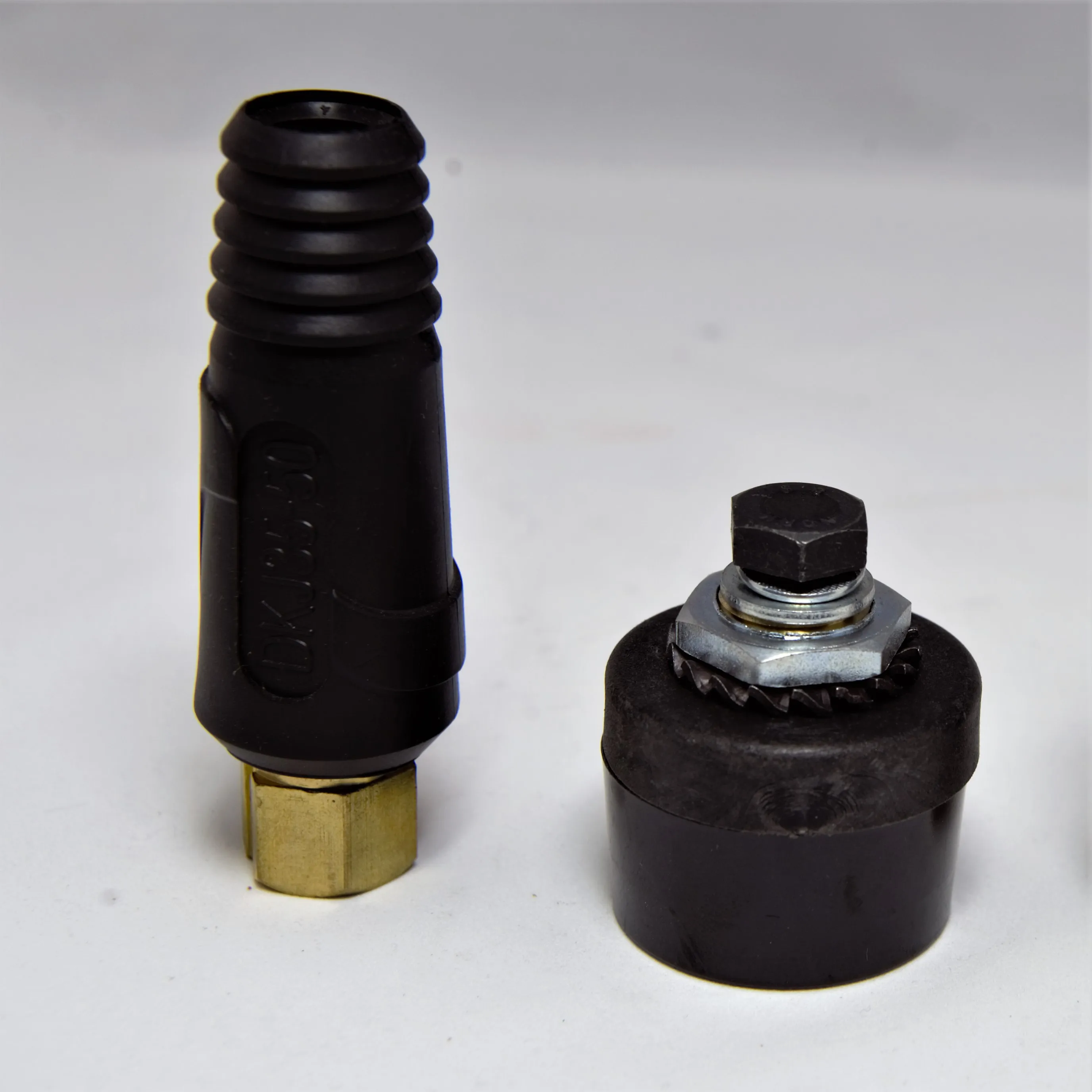 Euro Type Cable Connector Plug And Socket 35 X 50 For Welding Machine ...