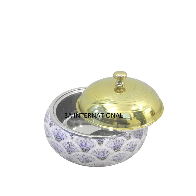 Luxury Wedding Utensils Printed Hotpot Kitchen Catering Casserole ...