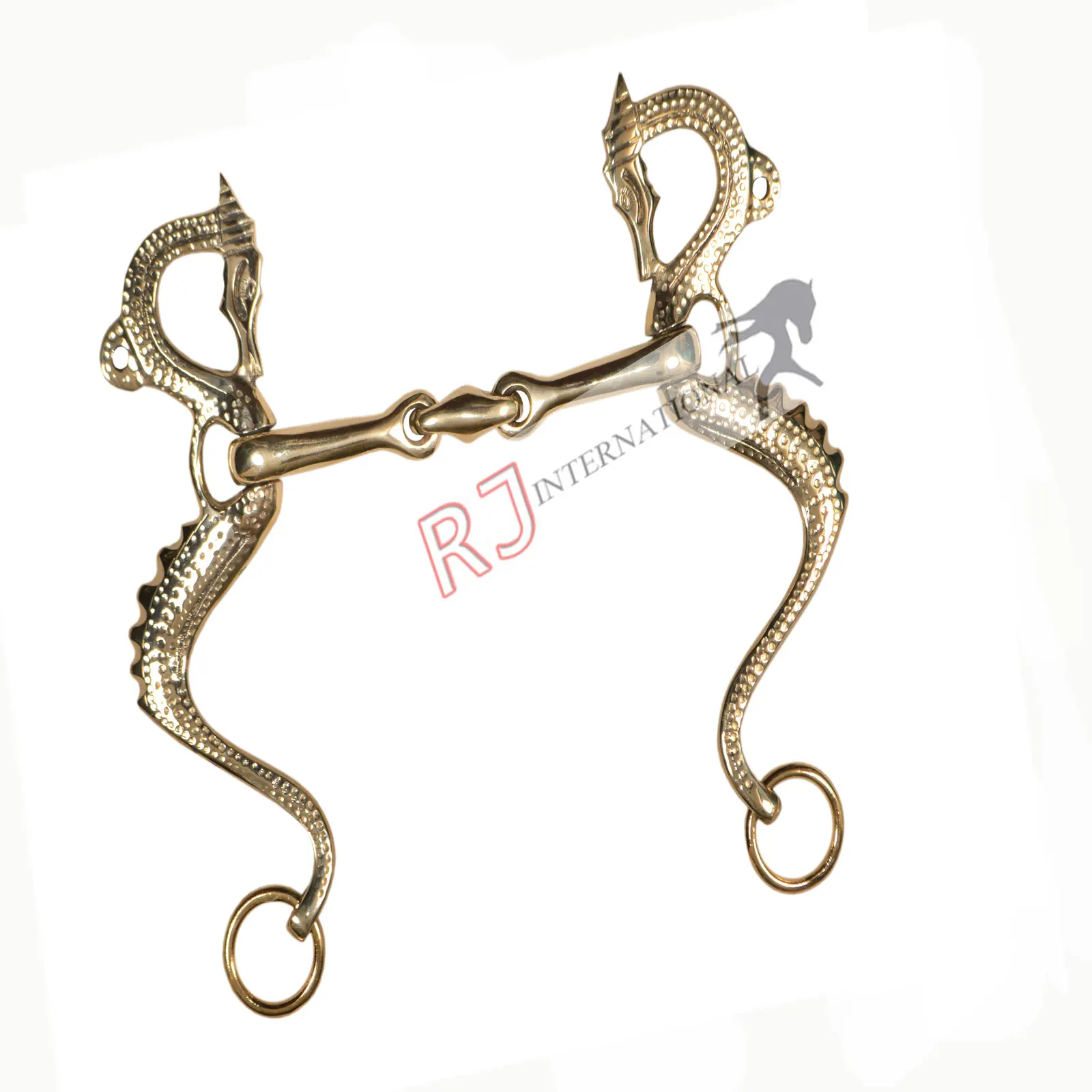 New Horse German Silver Dragon Bit In Lozenge Mouth/ Dragon Bits German ...