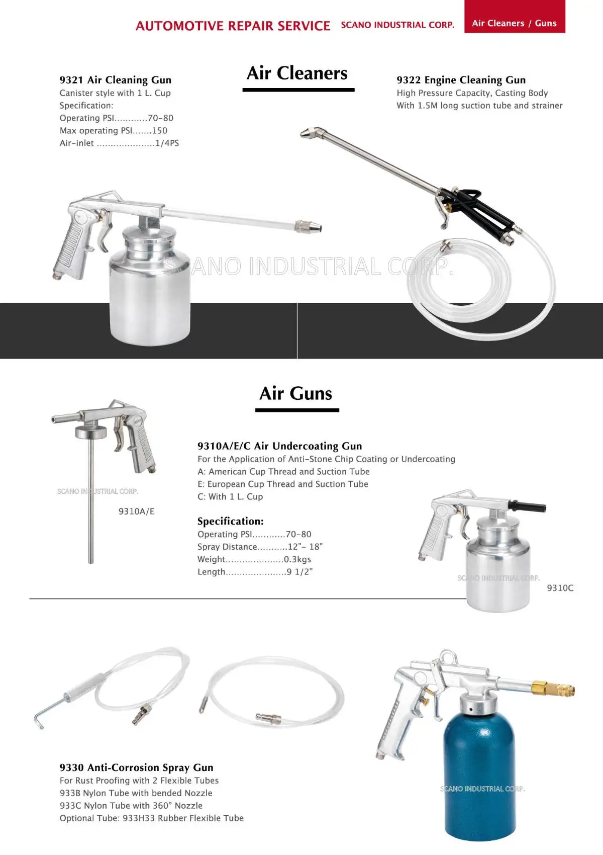 9350 Professional Rust Proofing Gun | Pneumatic Spray Gun for Effective ...