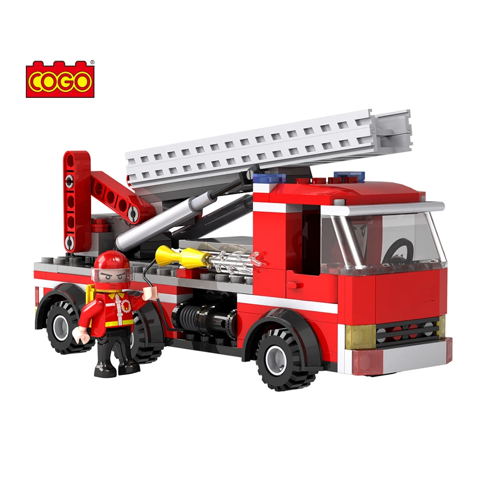 COGO 220 PCS Educational Building Blocks - Fire Fighter Toys