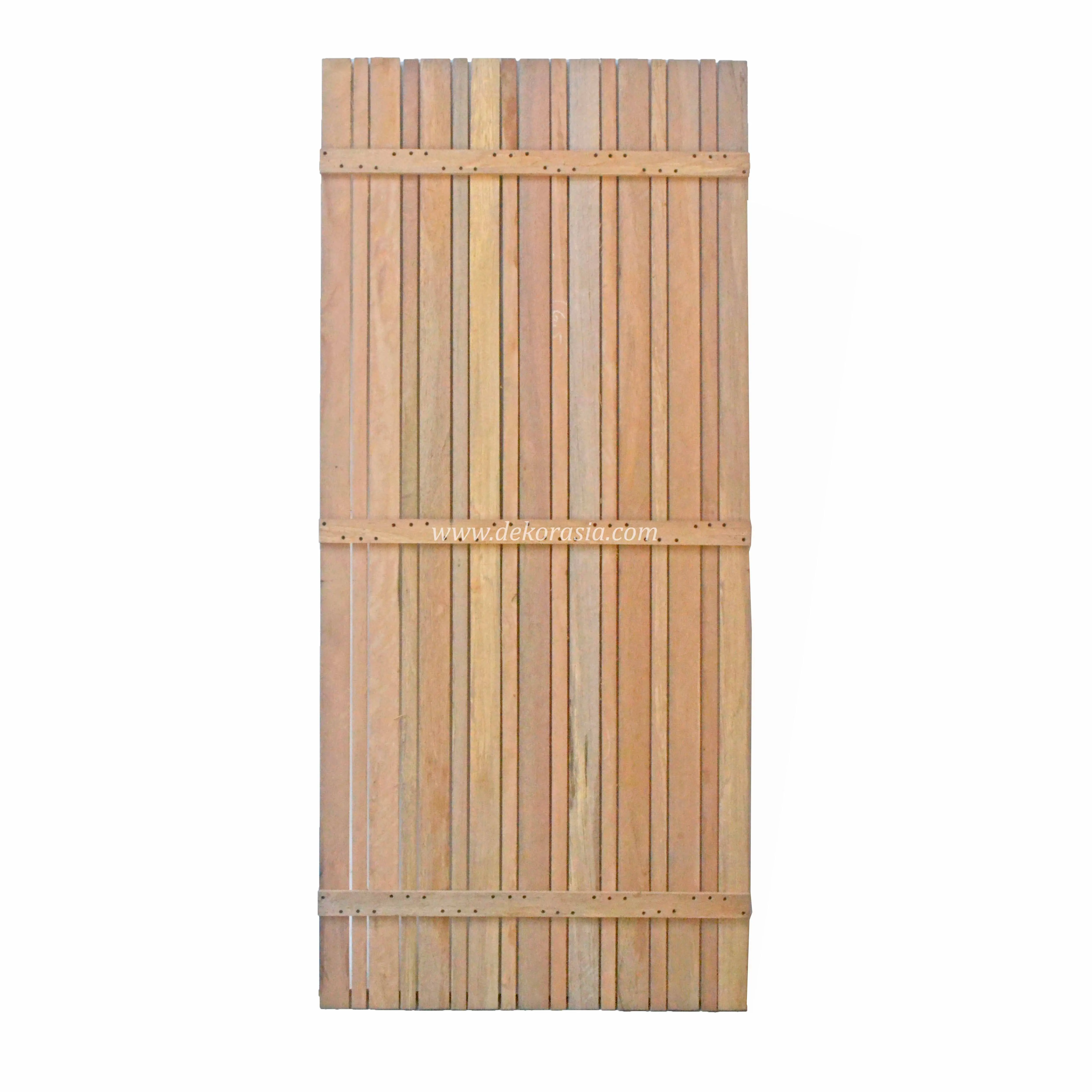 Elegant Merbau Wood Screen with PVC Frame - Easy Assembly