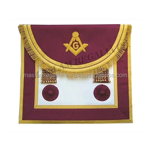 Scottish Rite Apron | Round Flap Scottish Apron | Hand Embroidery ...