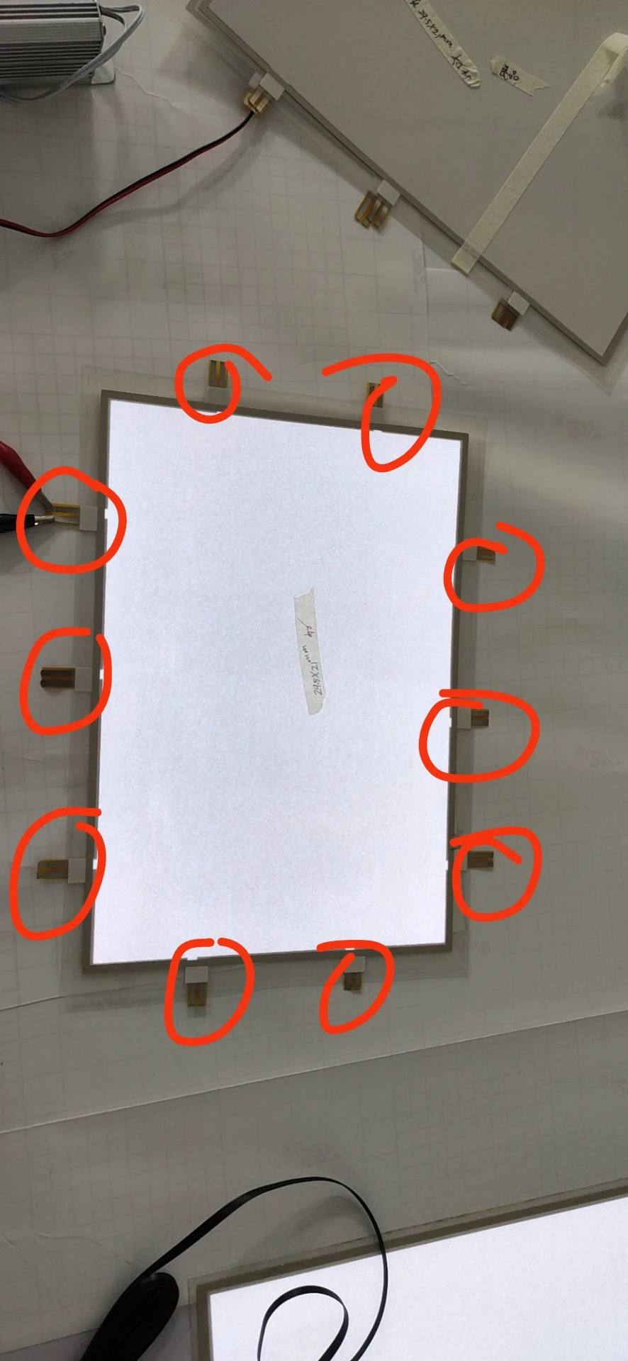 Pure White Cuttable El Backlight El Foil El Backlight Panel With ...