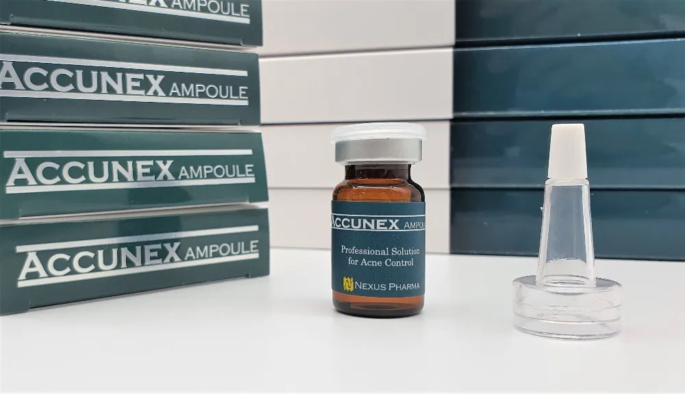 Accunex Ampoule + Egf + Multi Peptide Serum (anti Acne And Mesotherapy ...
