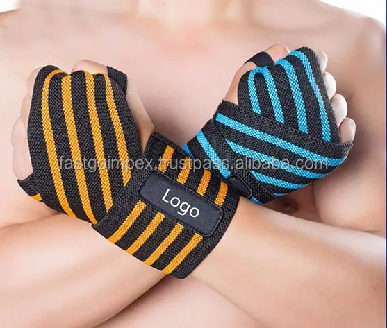 Heavy Duty Weight Lifting Wrist Wraps Cotton Sublimation Weight Lifting ...