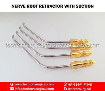 Neurosurgeon's Love Nerve Root Retractor with Suction Channel