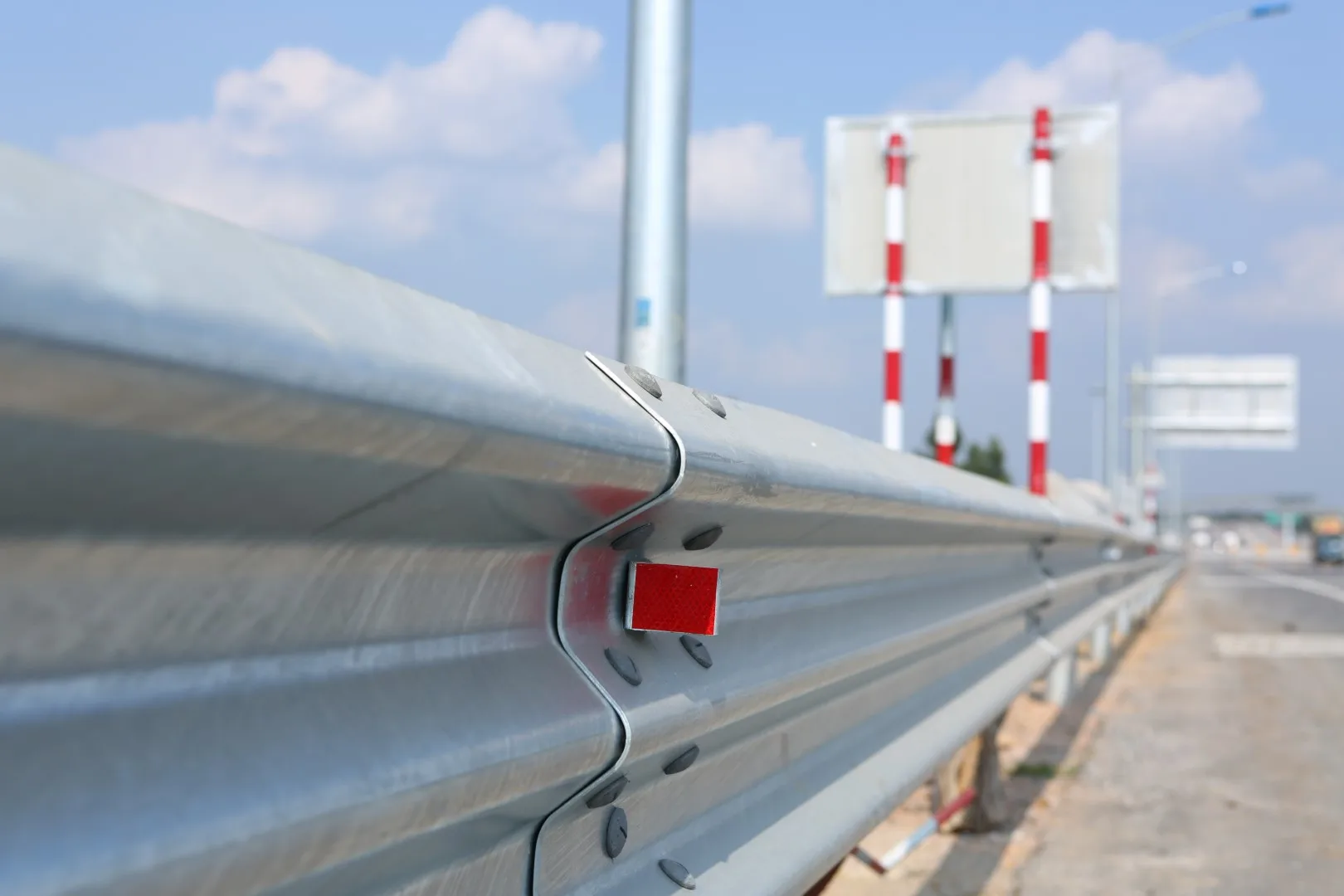 Highway Guardrail Roadway Barrier W Beam Steel High Quality From ...