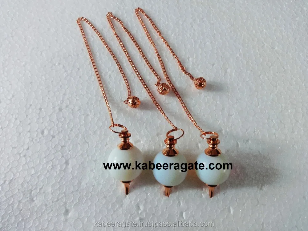 批发球摆: 铜安装的蛋白石球摆 - Buy Opalite球摆不同的安装,批发宝石球摆,Opalite摆具有不同的形状 Product on Alibaba.com