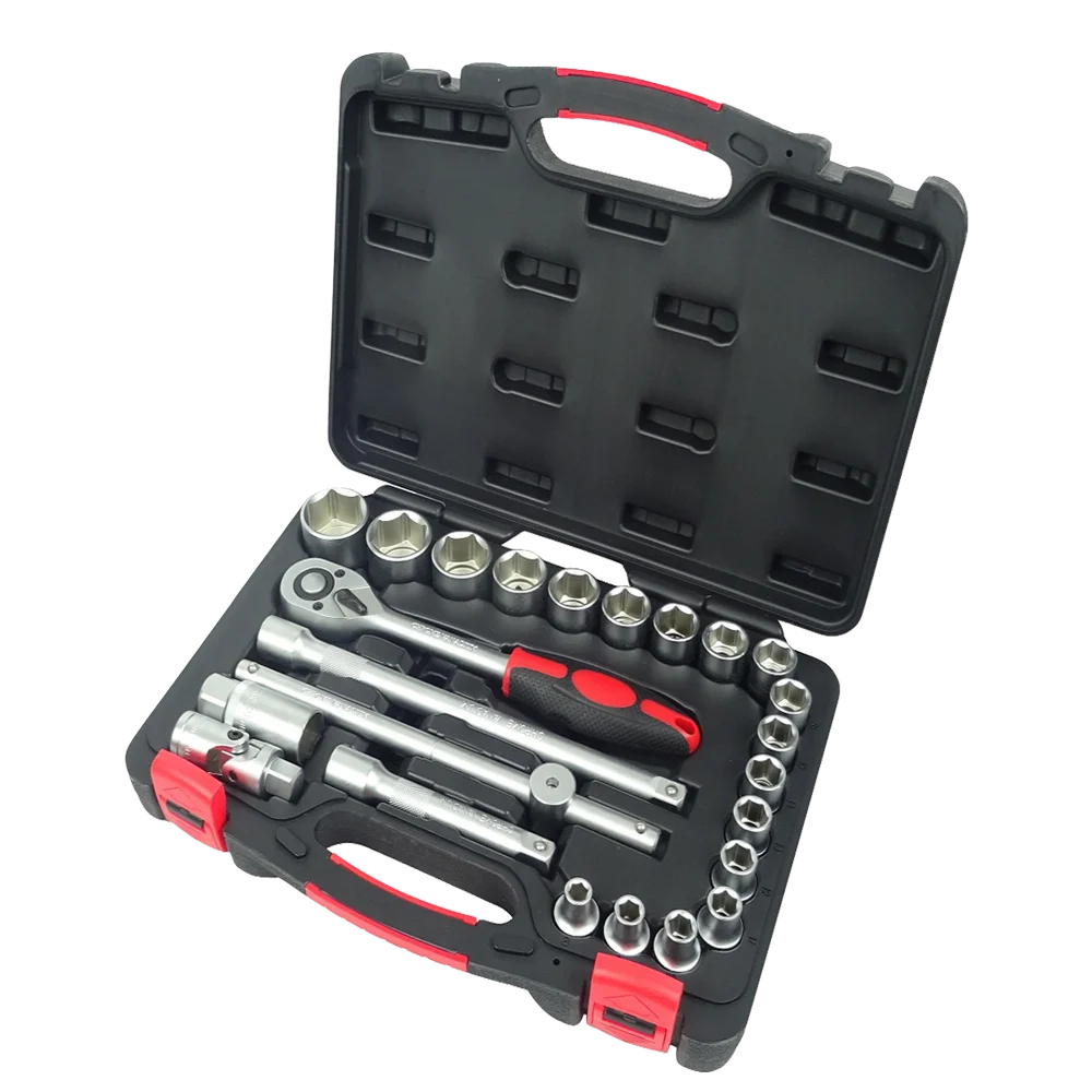 Automotive 1 2 Inch 24pcs Standard Hand Tool Set Ratchet and Socket Set ...