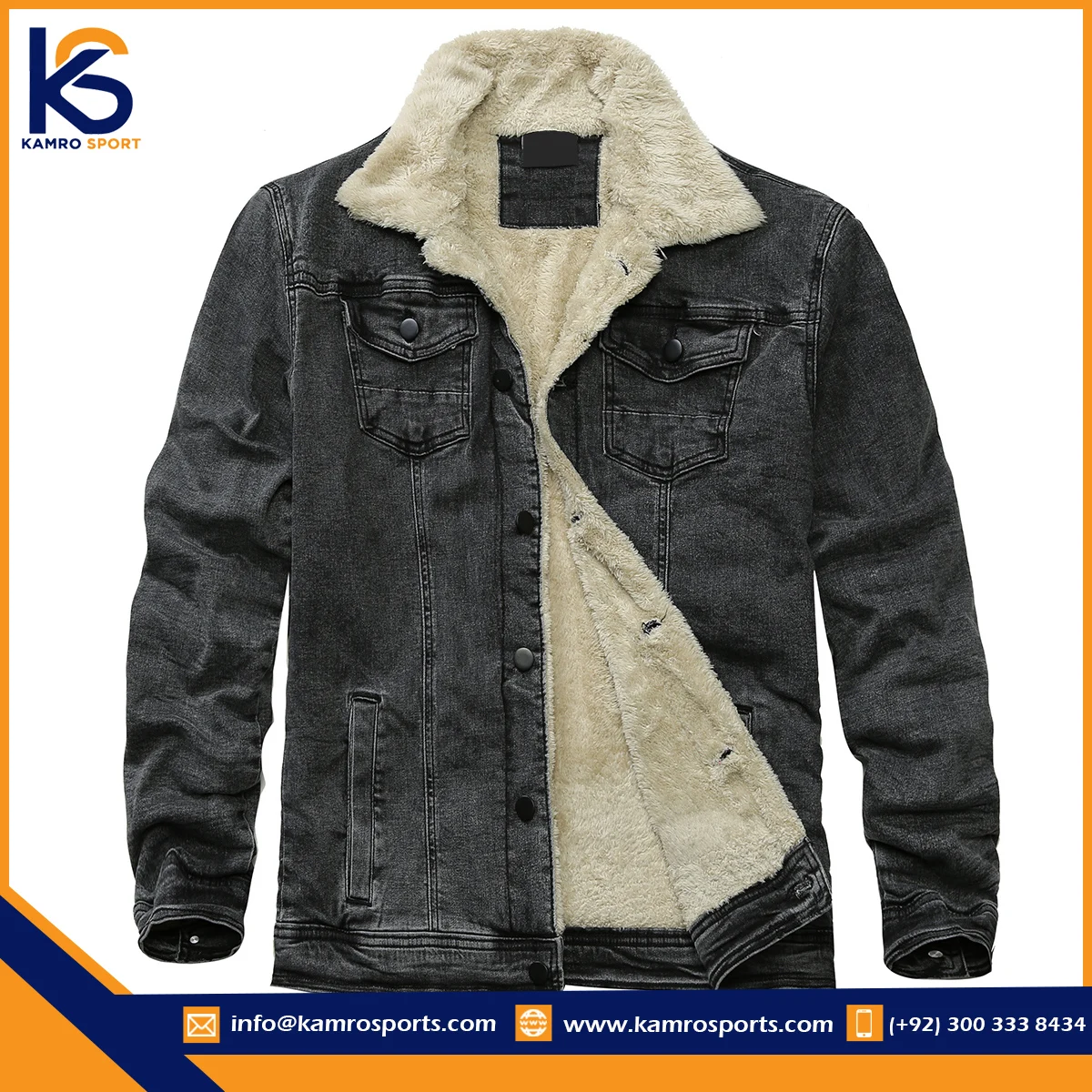 Breathable Outdoor Man Winter Jacket - Mens Denim Jackets