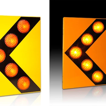 Aluminum Solar Led Flashing Arrow Sign Solar Traffic Arrow Board Sign ...