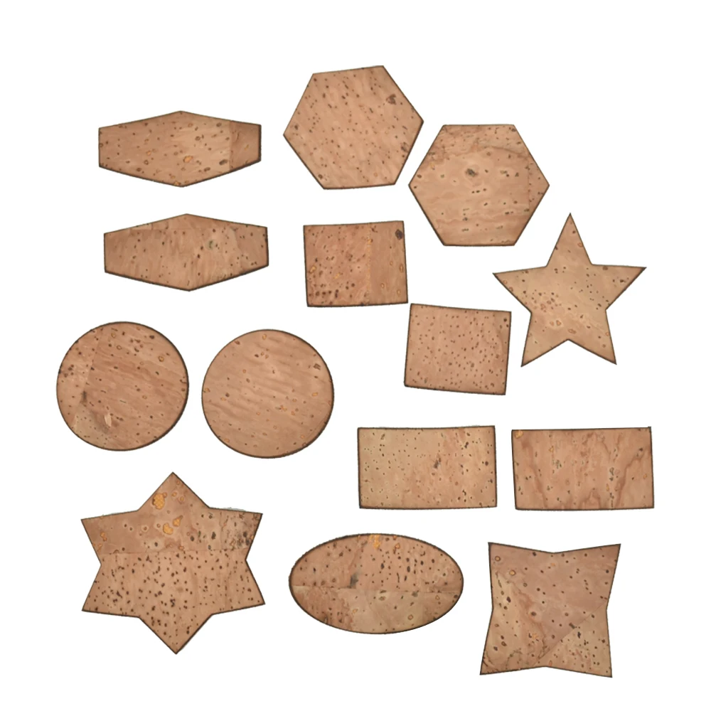 Cork Labels Multiple Shapes Bottle Labels Waterproof Natural Cork ...