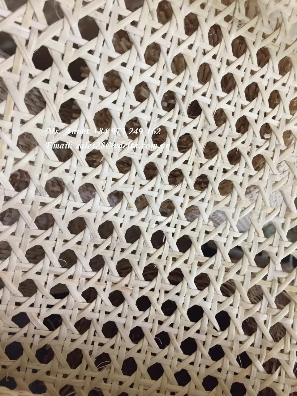 Wholesale Bleached Rattan Mesh Cane Webbing // Shyn Tran| Alibaba.com