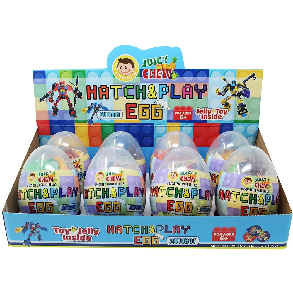 Josh Bosh Hatch & Play Eggs 48 Eggs / 1.18 Ounce With Toy Inside. - Buy ...