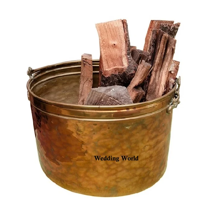 Kindling Bucket - Durable Metal Ash Bucket for Home & Garden