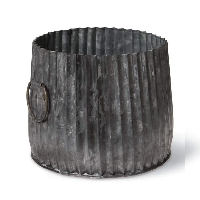 Galvanized Planter With Stand Premium Quality Handmade Planter Pots ...