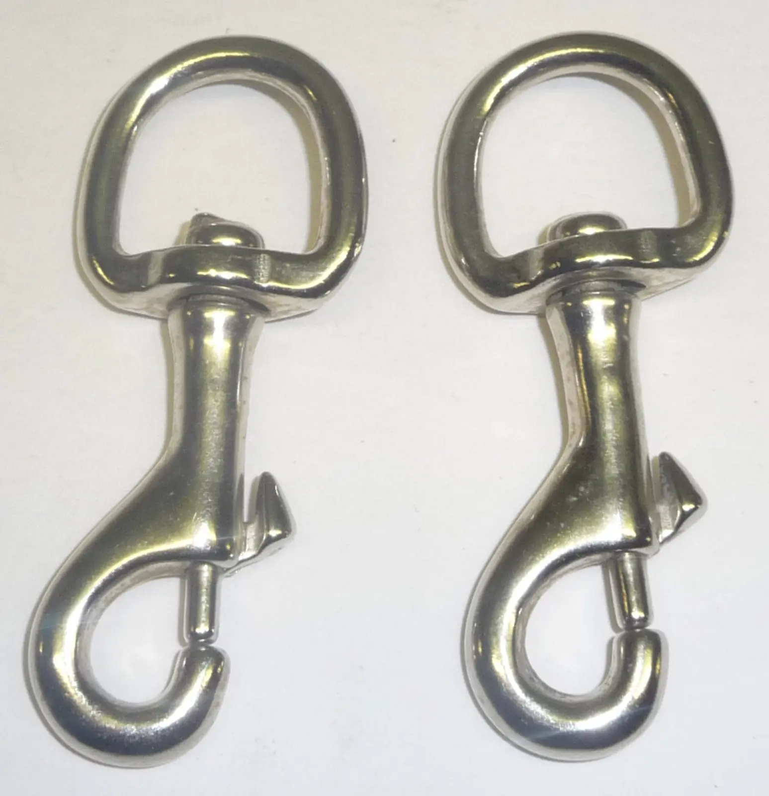 Swivel Trigger Hooks Pair Quality English Steel For 5/8"strap-dog Leads ...