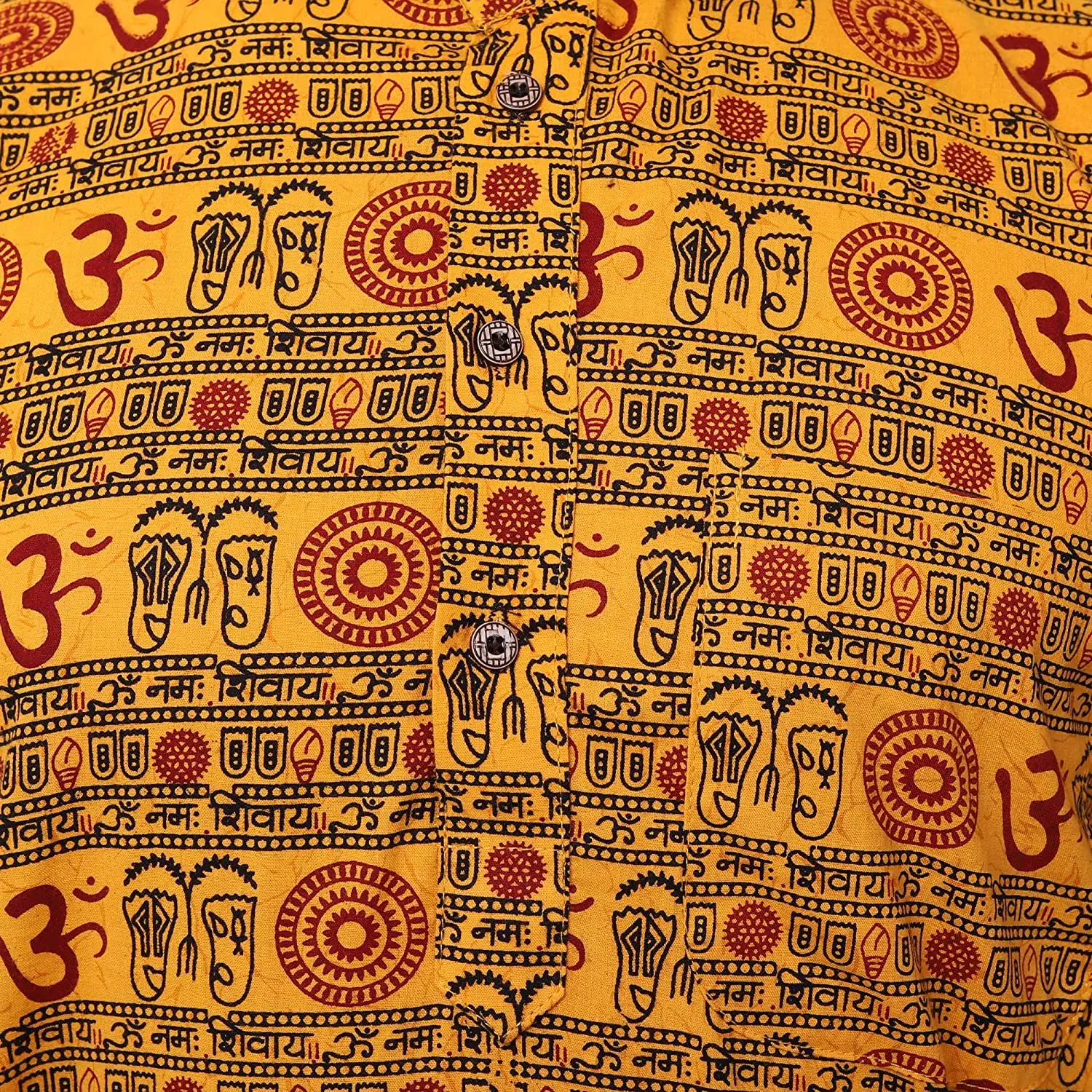 Om Hare Rama Hare Krishna长男Kurta衬衫休闲Tshir休闲纱布Kurta棉符号印度教服装民族t恤Kurta ...