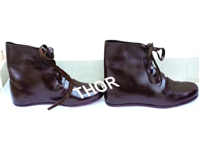 Botas Medievales De Cuero Para Hombre,Zapatos De Equitación,Armadura ...